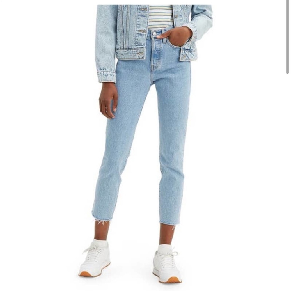 Levi’s Premium Wedgie Raw Hem Jean - Gem